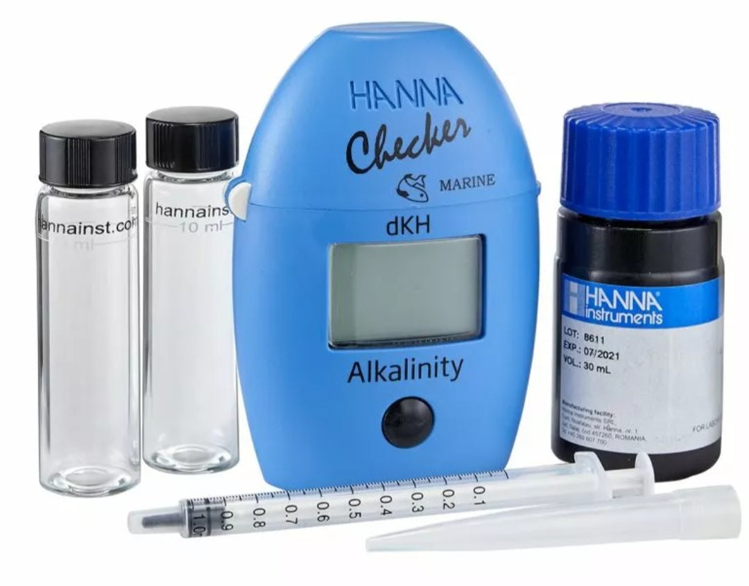 Hanna Alkalinity Checker Test Kit dkh hi772| Reef Gurus
